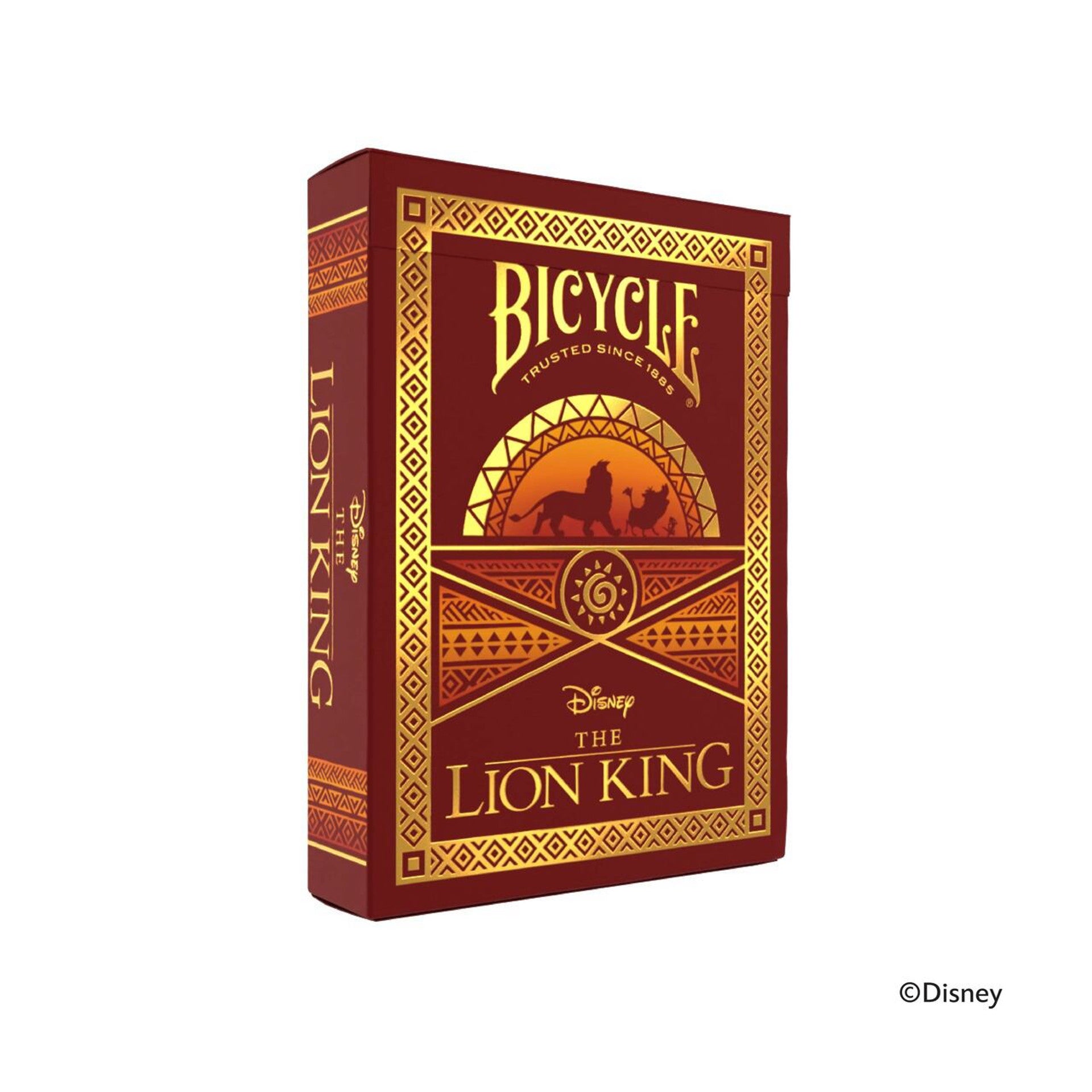 Bicycle Disney Lion King – Cold Foil Savannah Deck | ClassicDecks.com